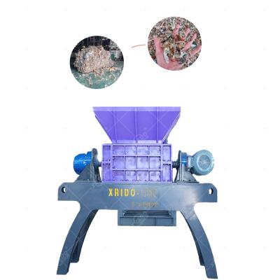 China Household Small Textile Shredder with 300-22000 Kg/hour Capacity 55 Kw Power and 1-10 Cm Output for sale