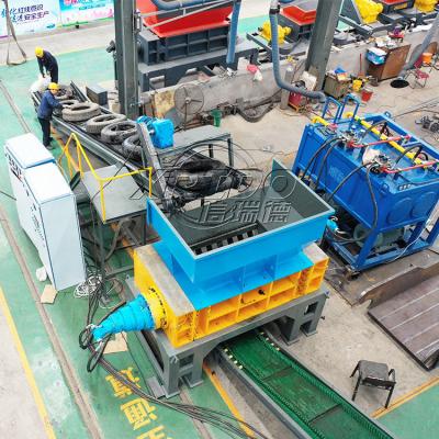 China Automatic Waste Tire Shredder with 380V/50HZ Power and 12 Months Warranty for Efficient Tire Recycling for sale