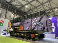 China Crawler Mobile Double Shaft Shredder Machine 200-2200mm Input High Efficiency Shredding for sale