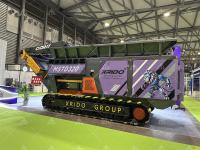 China Double Shaft Crawler Mobile Shredder 200-2200mm Input for Solid Waste for sale