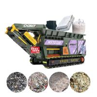 China Double Shaft Crawler Mobile Shredder Machine 200-2200mm Input High Efficiency Shredding for sale