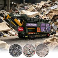 China Double Shaft Crawler Mobile Shredder Machine 200-2200mm Input High Efficiency Shredding for sale