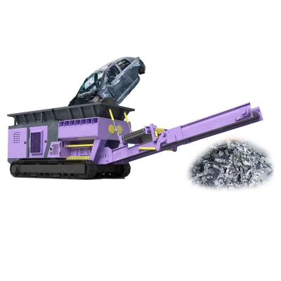 China High Productivity Long Service Life Easy To Operate Tracked Mobile Shredder for Metal and Waste Processing for sale
