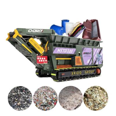 China Double Shaft Design Mobile Shredder with High Efficiency Shredding and Quiet Operation for Waste Processing for sale