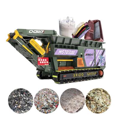 China Double Shaft Design High Efficiency Shredding Crawler Mobile Shredder with Customizable Solutions for sale