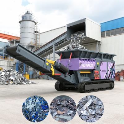 China High Productivity 99% Recovery Rate Crawler Mobile Shredder for Metal Scrap with Long Service Life for sale
