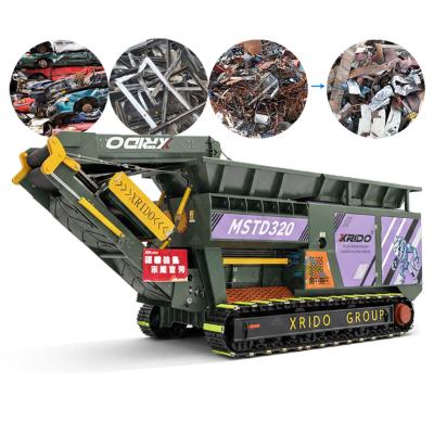 China High Productivity Crawler Mobile Shredder with Long Service Life and Easy Operation for Heavy Duty Scrap Processing for sale