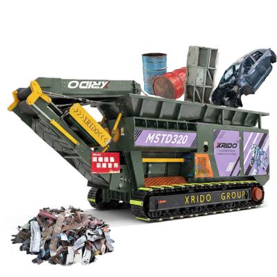 China High Productivity Crawler Mobile Shredder with Long Service Life and Easy Operation for Scrap Metal Processing for sale