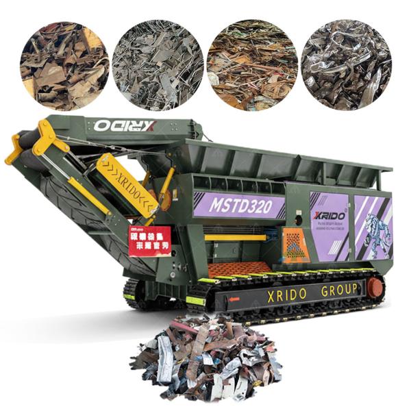 Quality High Productivity Crawler Mobile Shredder with Long Service Life and Easy Operation for Scrap Metal Processing for sale