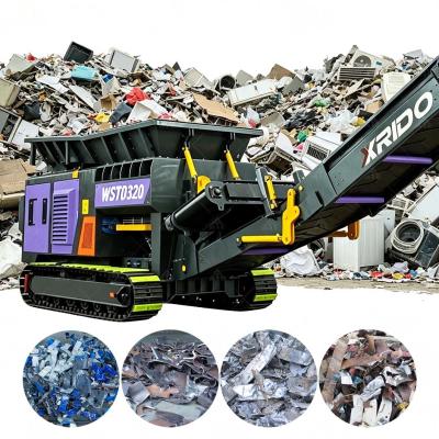 China High Productivity Crawler Mobile Shredder Machine with Long Service Life and Easy Operation for Efficient Scrap Processing for sale