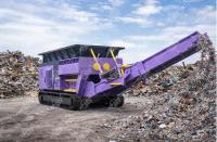 China Tracked Mobile Shredder High Torque 200kW On Site Waste Processing Machine for Construction and Municipal Solid Waste for sale