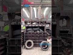 Hydraulic Waste Paper Baling Machine 18.5kw Hard Plastic Baler Machine