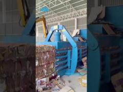 100 toneladas 200 toneladas Balador automático de papelão 22KW Prensa de embalagem de sucata hidráulica