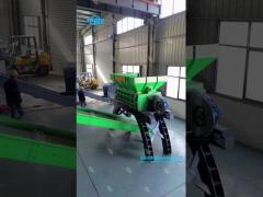 Metalen recyclingmachine Auto carrosserie Metalenbreker Aluminium blikken Schrootbreker