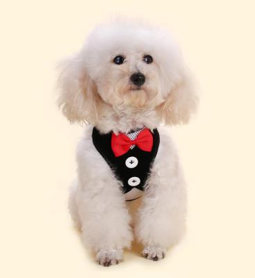 Cina Il cablaggio regolabile del guinzaglio del collare ha messo il collare di cane fatto a mano con la corda la L 35-50cm della maglia della trazione della cravatta a farfalla in vendita