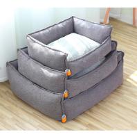 China Durable Breathable Rectangle Sleeping Comfortable Pet Bed For Large Medium Small Dogs for sale