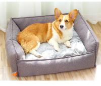 China Durable Breathable Rectangle Sleeping Comfortable Pet Bed For Large Medium Small Dogs for sale