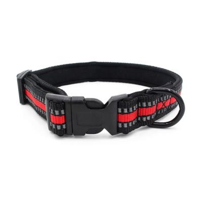 Cina Il neoprene che allinea il guinzaglio del collare di cane ha messo il collare riflettente del fermaglio del rilascio rapido della tessitura con il guinzaglio del cane dell'insieme della fune traente in vendita