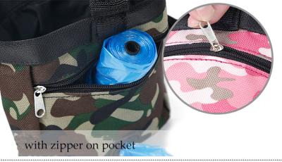 Cina Il cane all'aperto di addestramento degli accessori della vita della borsa dell'animale domestico impermeabile del cammuffamento fa un spuntino la borsa in vendita