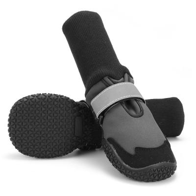 China Botas impermeáveis Paw Protectors 190g do animal de estimação do anti deslizamento à venda