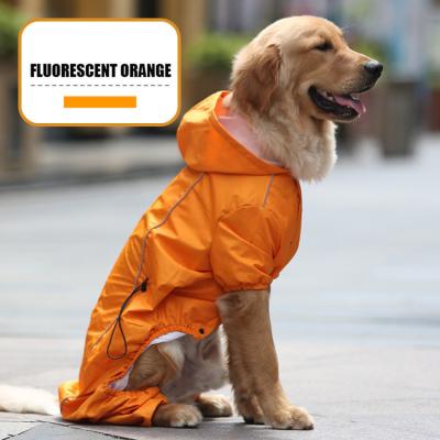 Cina Vestito riflettente respirabile caldo della pioggia del cane dell'impermeabile S-XXL del cane giallo di inverno in vendita