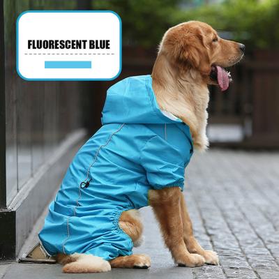 Cina Vestito riflettente respirabile caldo della pioggia del cane dell'impermeabile S-XXL del cane giallo di inverno in vendita
