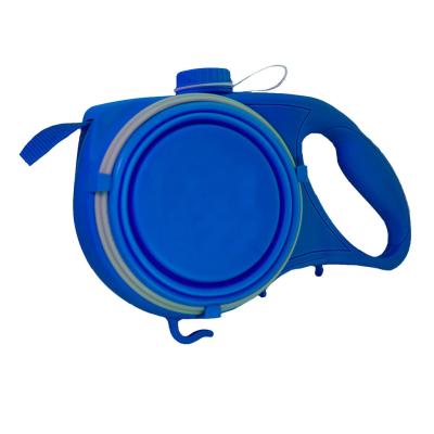 China 5 IN 1 Draagbare Nylon van de de Hondenreis van de Huisdierenleiband van de het Waterfles BSCI Vouwbare het Huisdierenkom Te koop