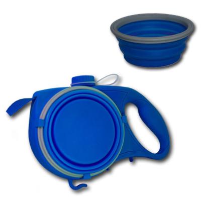 China 5 IN 1 Draagbare Nylon van de de Hondenreis van de Huisdierenleiband van de het Waterfles BSCI Vouwbare het Huisdierenkom Te koop