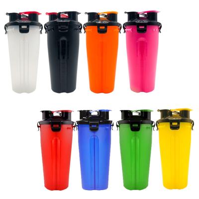 China Draagbare 350ml-van het het Watervoedsel van de Huisdierenhond de Flessen Opvouwbare Kommen Carabiners Te koop