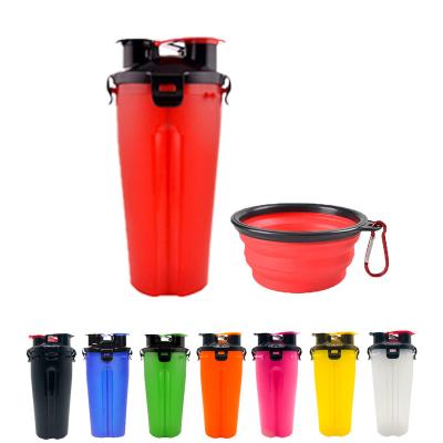 China Lekbewijs Draagbare 2 in 1 van de Flessenkommen van het Hondwater Functie van Muti Te koop