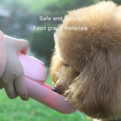 Cina piccola bottiglia di acqua portatile del cane di viaggio di 300ml 10 Oz di scivolamento delle fontane della prova di caduta della copertura in vendita