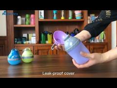 Detachable Outdoor Silicone Dog Water Bottle And Bowl 400 Ml Pet Drinking Bottle