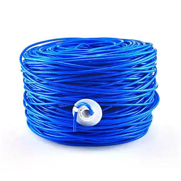 Quality 500ft CAT 6 Ethernet Cable 250MHz 23AWG 4 Pairs Blue Network Cable for sale