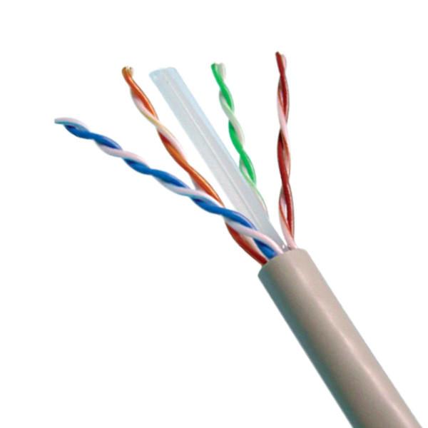 Quality Grey PVC Ethernet Cable 1000FT UTP CAT6 Cable 1Gbps High Speed for sale