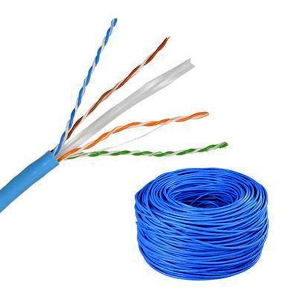 Quality 1Gbps UTP CAT6 Cable Blue Ethernet Data Cable UL Certified 1000ft for sale