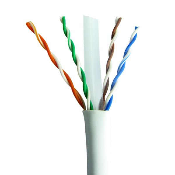Quality CAT6 Ethernet Network UTP Cable 23AWG White PVC Plenum 500FT for sale