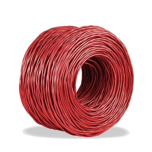 Quality 250MHz Red UTP CAT6 Cable 23AWG 1000FT Ethernet Network Cable for sale