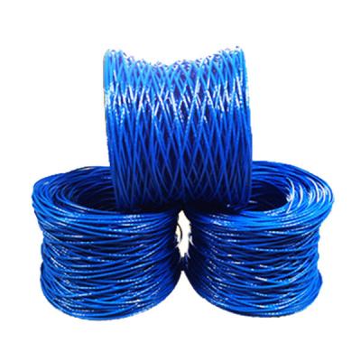 Cina CMR 24AWG UTP CAT5E Cable PVC 100MHz Cat5e Plenum Blu 1000 piedi in vendita