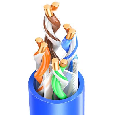 China 250MHz UTP CAT6 Cable 23AWG Extend To 550MHz CMP PVC High Speed Lan Cable 1000FT for sale