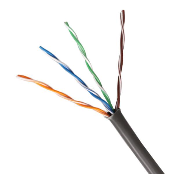 Quality CMX UTP CAT5E Cable 100MHz PVC 0.51mm High Speed Network Plenum Cable for sale