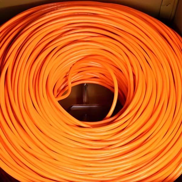 Quality Lan UTP CAT5E Cable CM Plenum Cable 24AWG 100MHz Copper Stable Data Transfer for sale