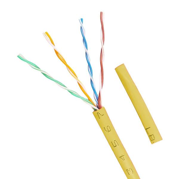 Quality 100MHz 24AWG Cat5e CMP Cable UTP For Network Transmission TIA/EIA 568B Standard for sale