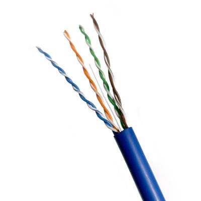 China LSZH 24AWG UTP CAT5E Cable sólido de cobre desnudo Cable de red 1000FT en venta