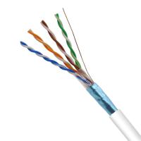 China Cat5e FTP LSZH 24AWG Network Cable 1000FT - 100MHz Bandwidth, Bare Solid Copper, Shielded Ethernet Cable for sale