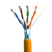 Quality Cat5e FTP LSZH Network Cable 0.50mm 100% Copper Orange 1000FT for sale