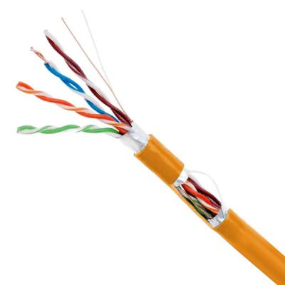 Quality Cat5e FTP LSZH Network Cable 0.50mm 100% Copper Orange 1000FT for sale