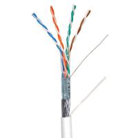 China 500FT Cat5e SFTP Shielded Ethernet Cable 24 AWG Solid Copper 100MHz PVC Jacket for Industrial Networks for sale