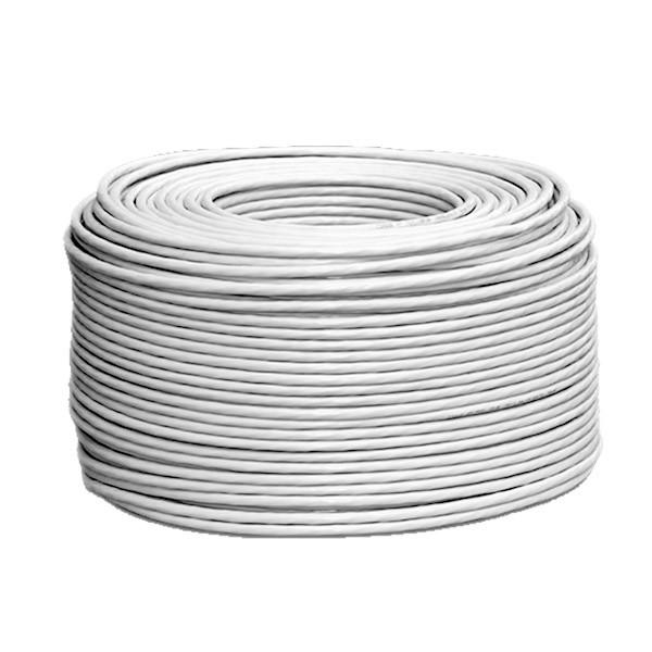 Quality 500FT Cat5e SFTP Shielded White PVC Jacket Solid Ethernet Network Cable for sale