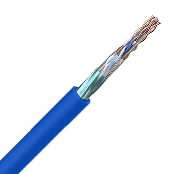 Quality High Speed Lan Cable Cat6 FTP Blue LSZH 23AWG 1000FT Extend To 550MHz for sale
