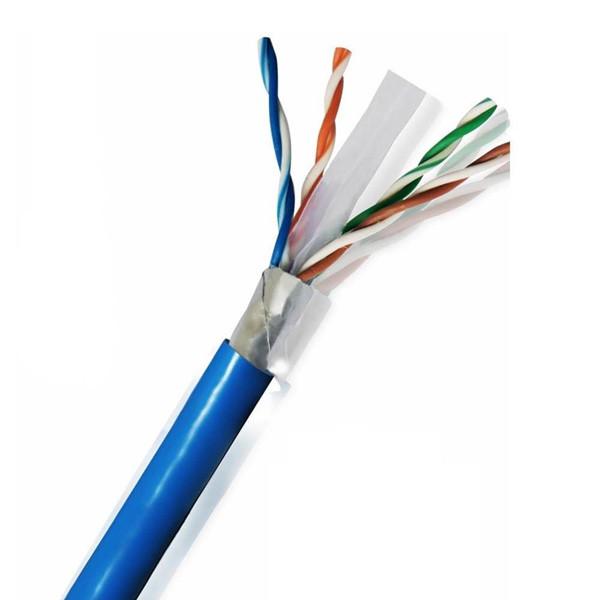 Quality High Speed Lan Cable Cat6 FTP Blue LSZH 23AWG 1000FT Extend To 550MHz for sale
